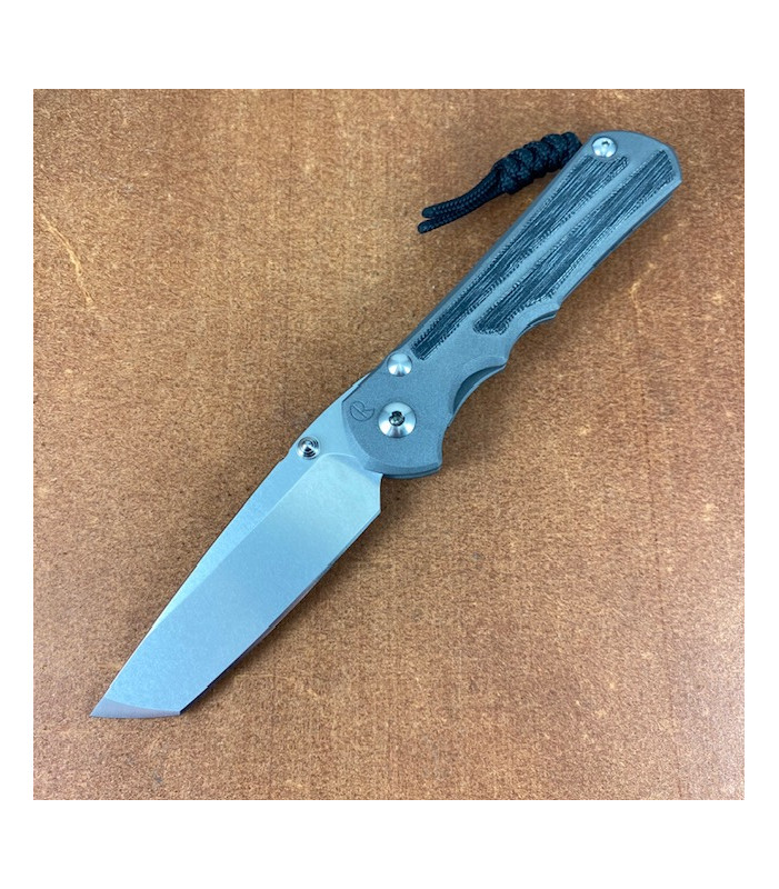 Inkosi Large Tanto Black Canvas Micarta