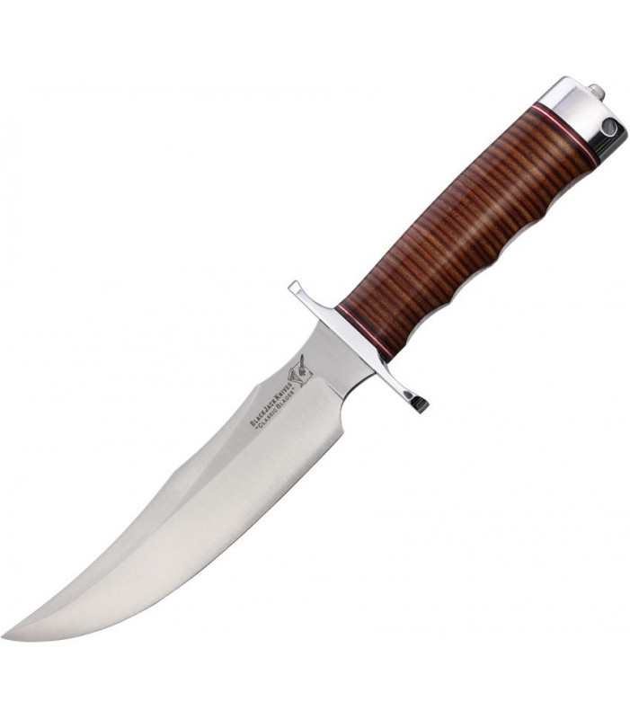 Blackjack Model MK-4 - Stacked Leather Handle - A2 Tool Steel