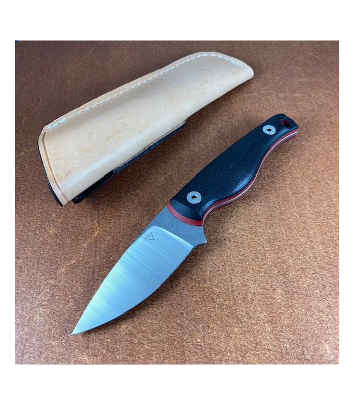 Creely PG Mako - N360 - Black G-10 Handles with Red Liners