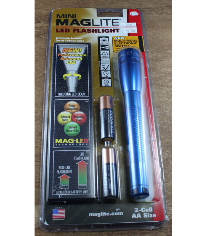 Mini Maglight LED BLUE