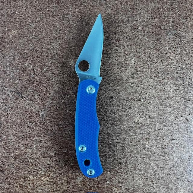 Bug Knife - Blue G10 - PE